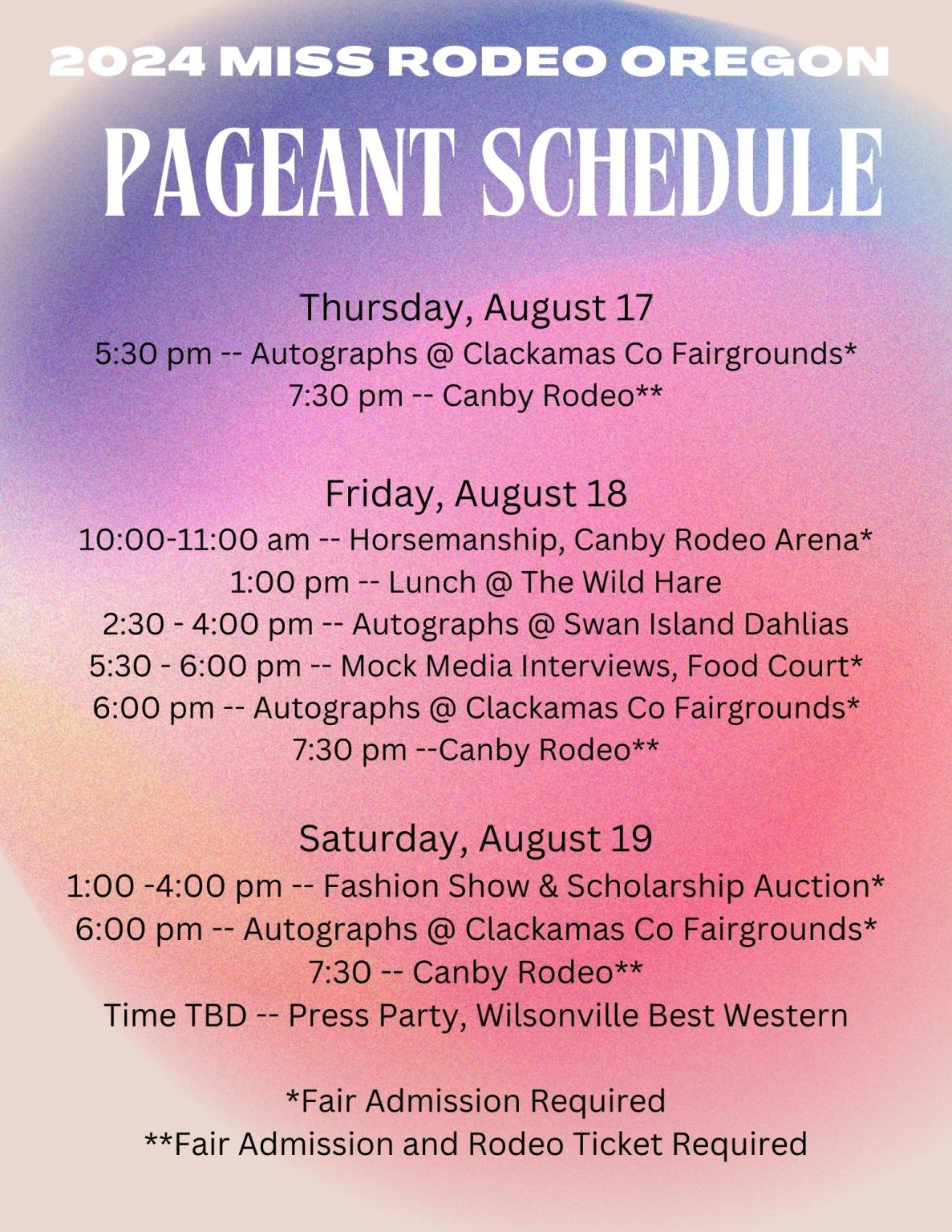 Miss Rodeo Oregon – Follow Miss Rodeo Oregon for News and More!