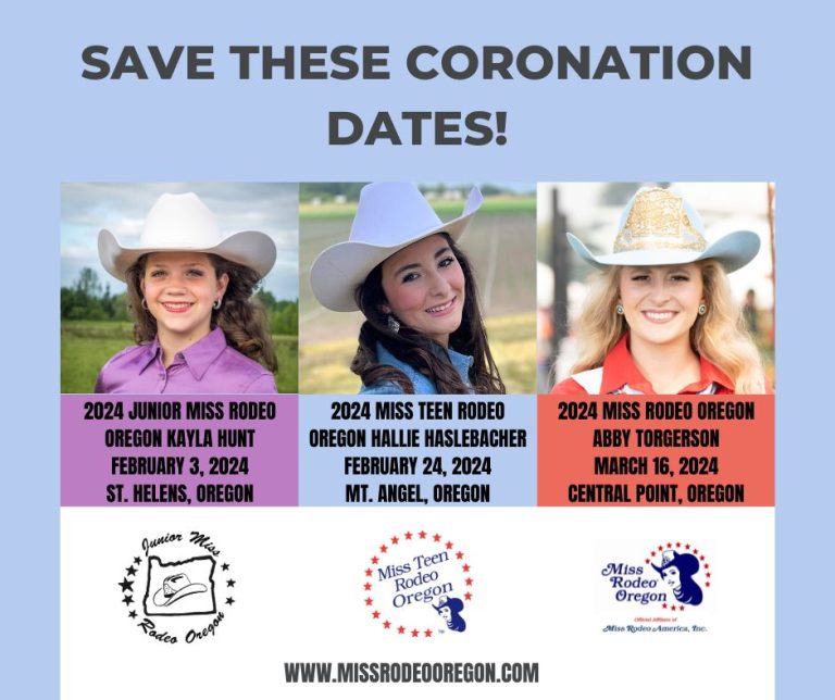Miss Rodeo Oregon – Follow Miss Rodeo Oregon for News and More!